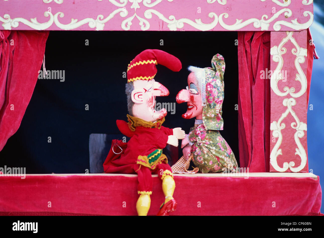 England, Punch and Judy Show Stock Photo - Alamy