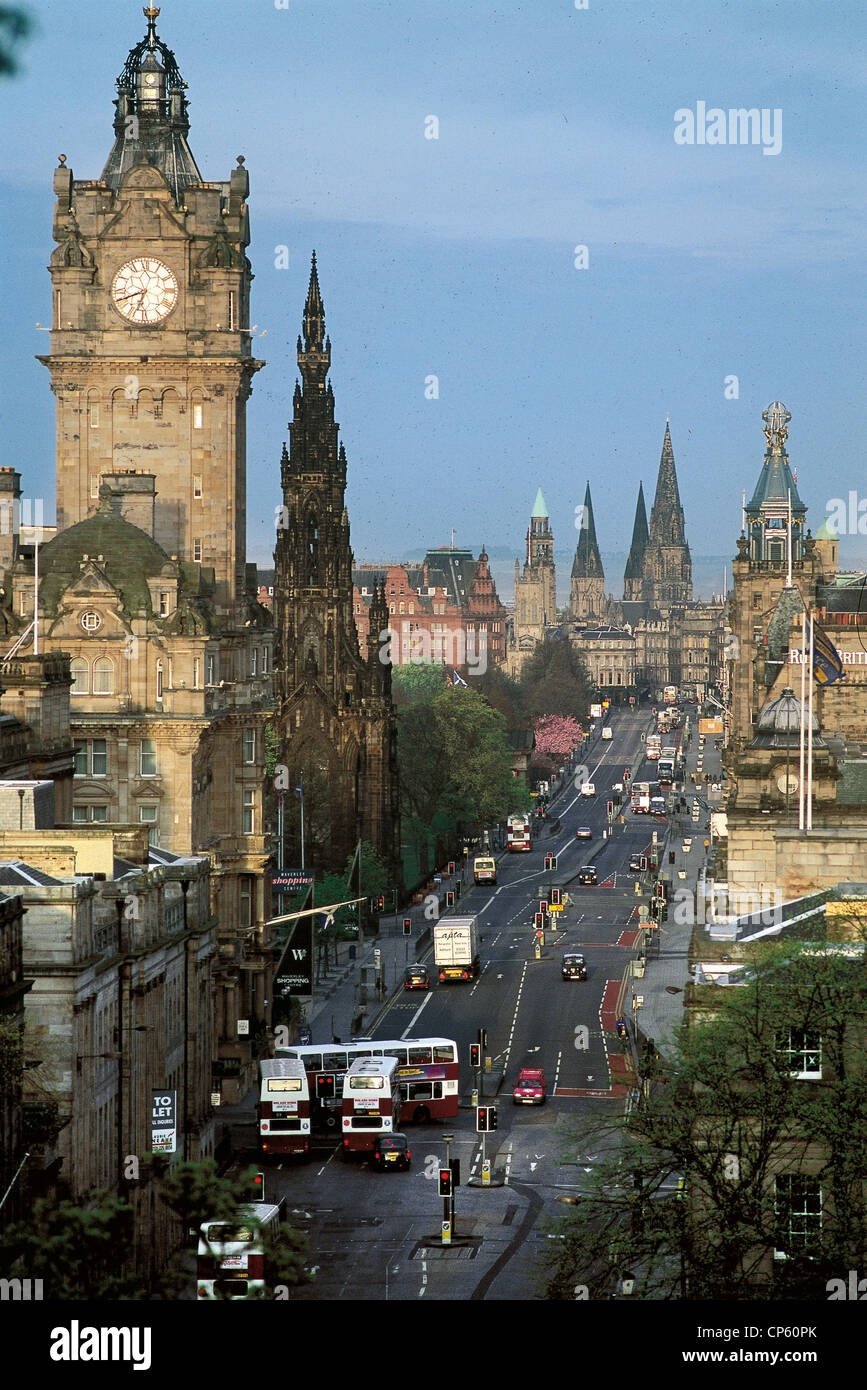 Princes Street Edinburgh Scotland United Kingdom Stock Photo - Alamy
