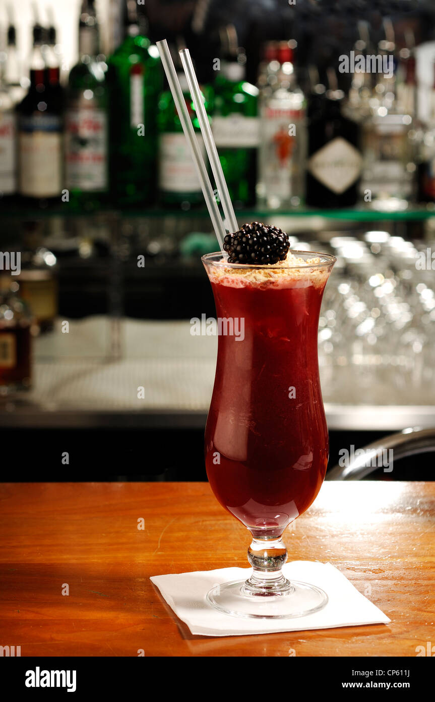 cocktail on a bar Stock Photo - Alamy