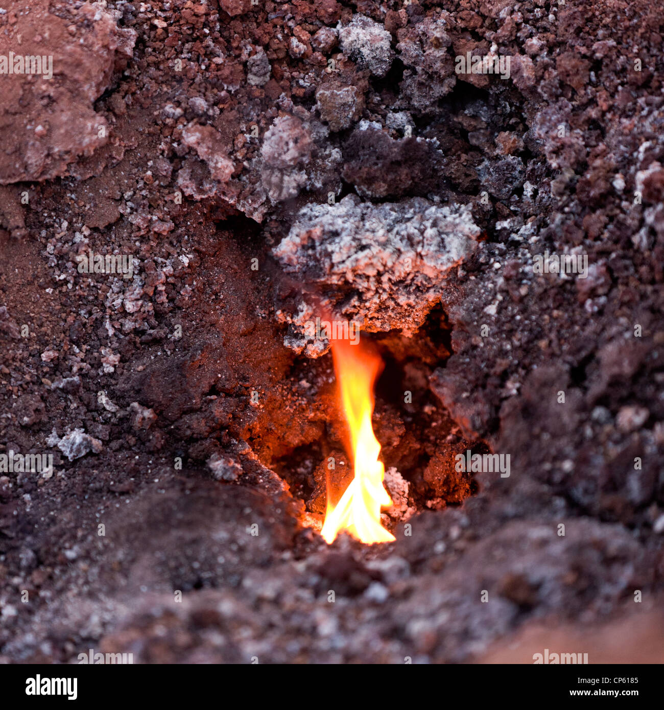 Fire and lava, IcelandOver a year after the Eyjafjallajokull Eruption ...
