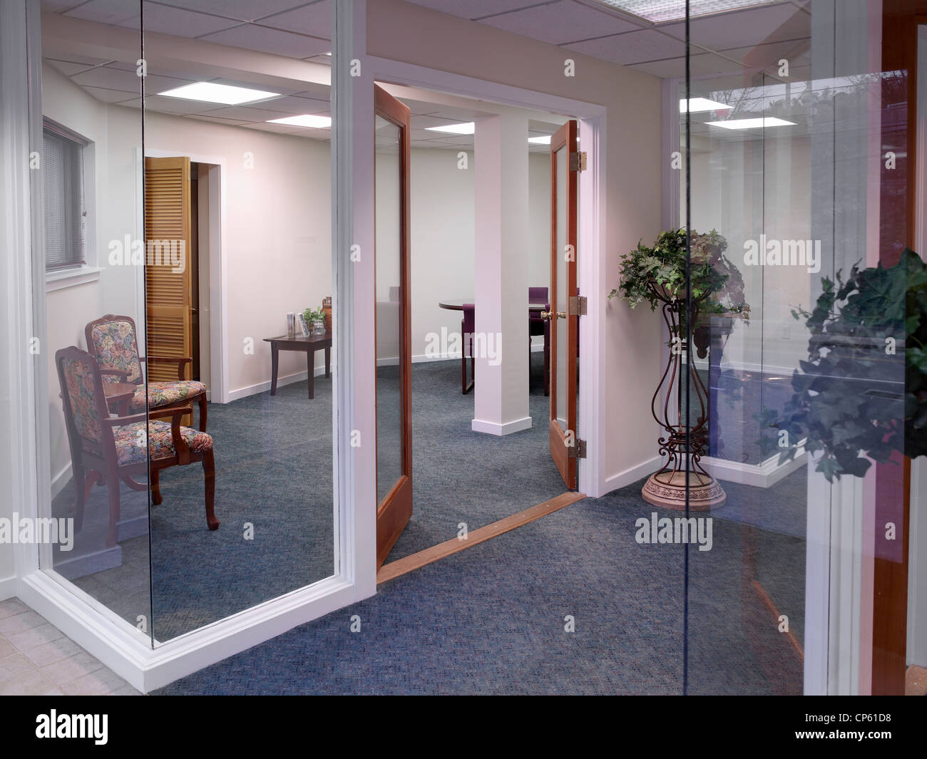 Inside Business Office Stock Photo - Alamy