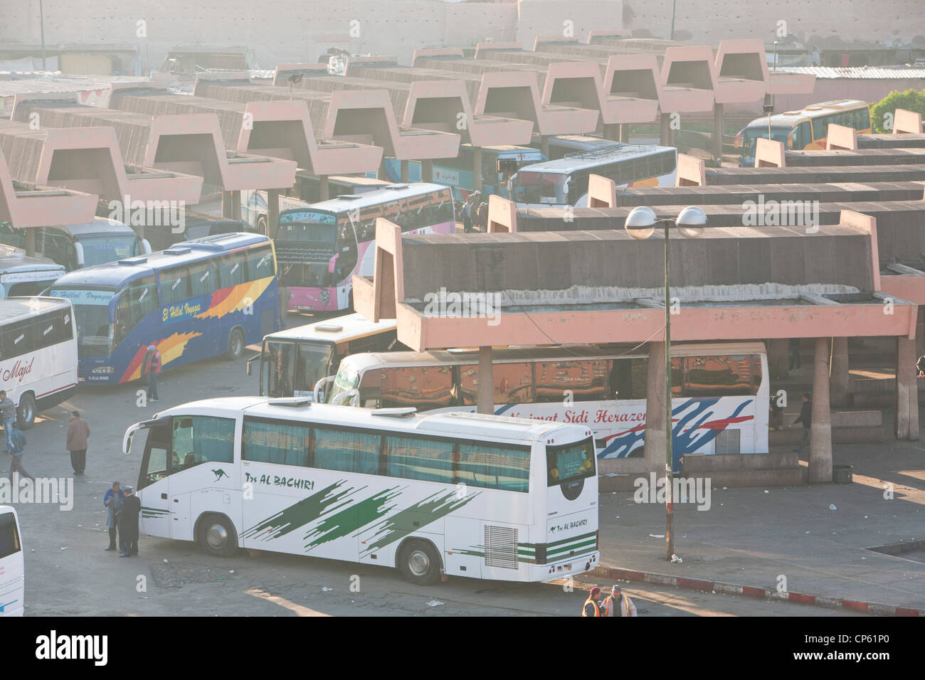 Morocco marrakech bus station hi-res stock photography and images - Alamy