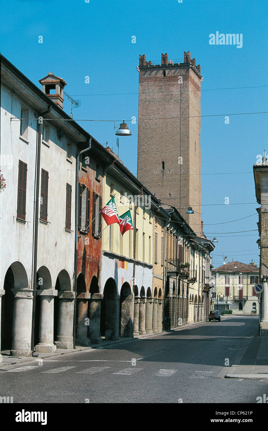 Lombardy, Castelleone. Torre Isso (Xii Century Stock Photo - Alamy