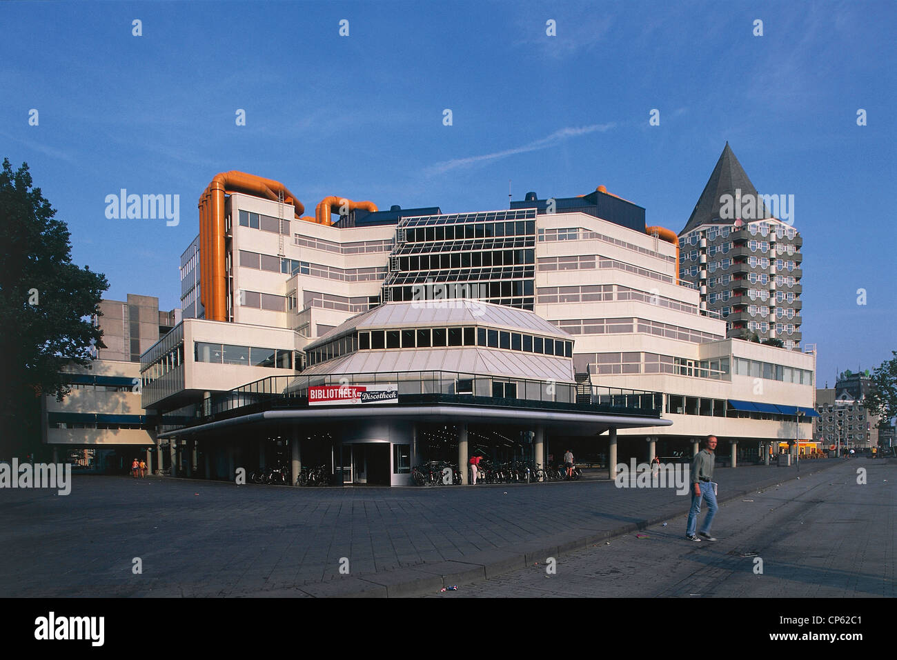 Netherlands - Netherlands - Rotterdam. The public library building in ...
