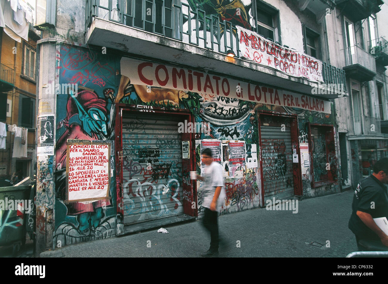 CAMPANIA NAPOLI Spanish Quarters Stock Photo - Alamy