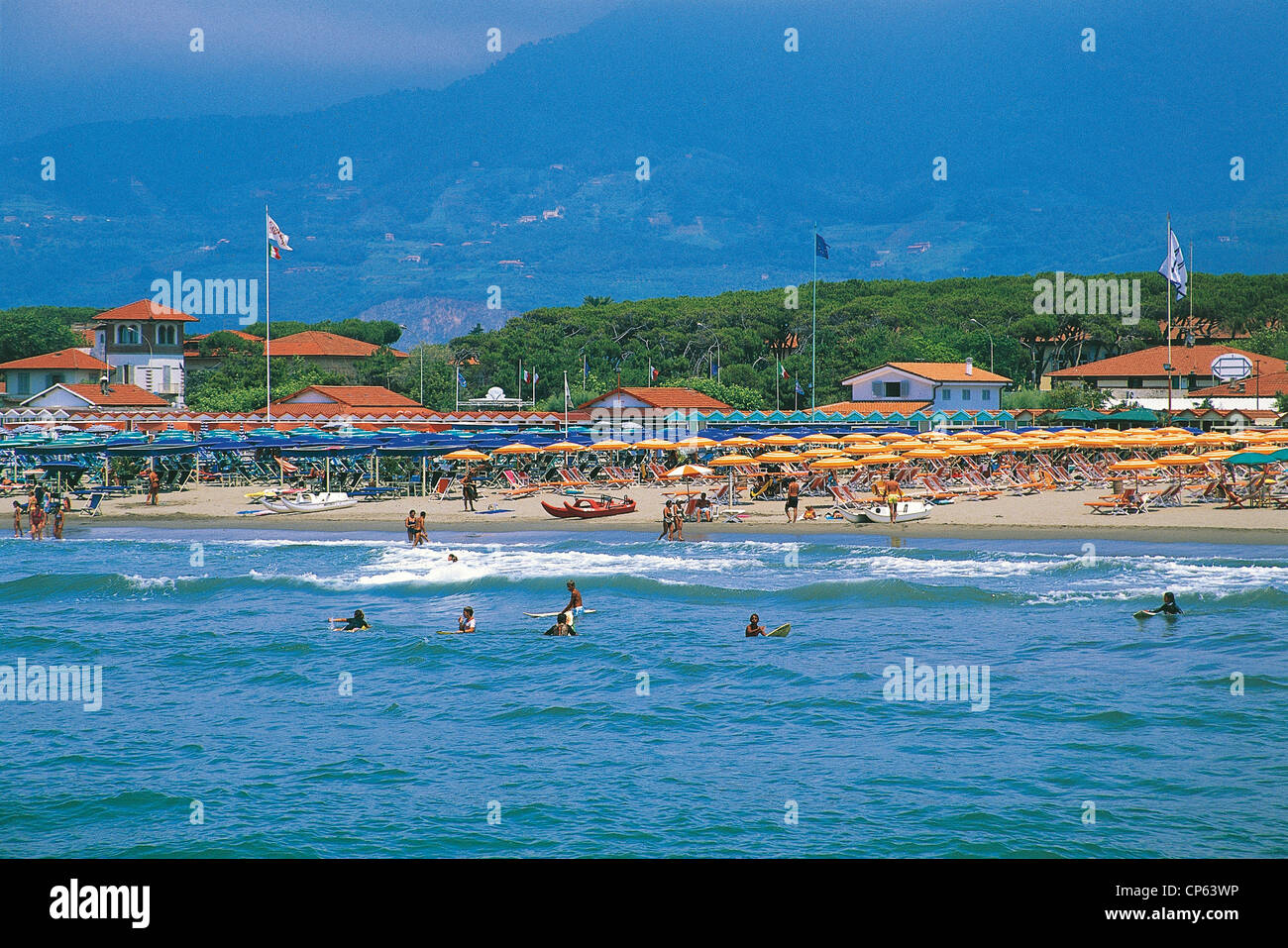 Tuscany Forte Versilia Marble Beach Stock Photo - Alamy