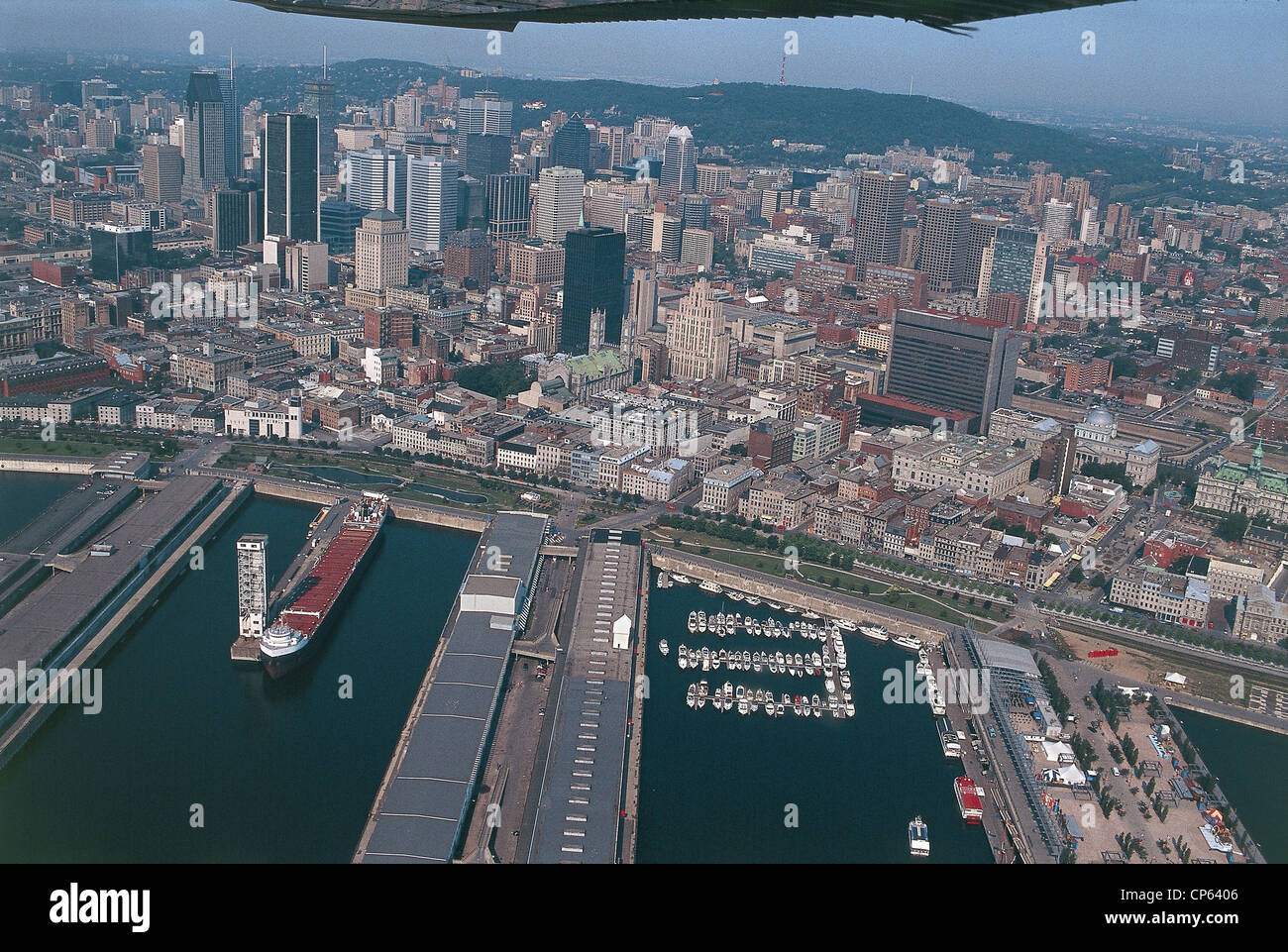 Canada-Quebec - Montreal. Aerial view Stock Photo - Alamy