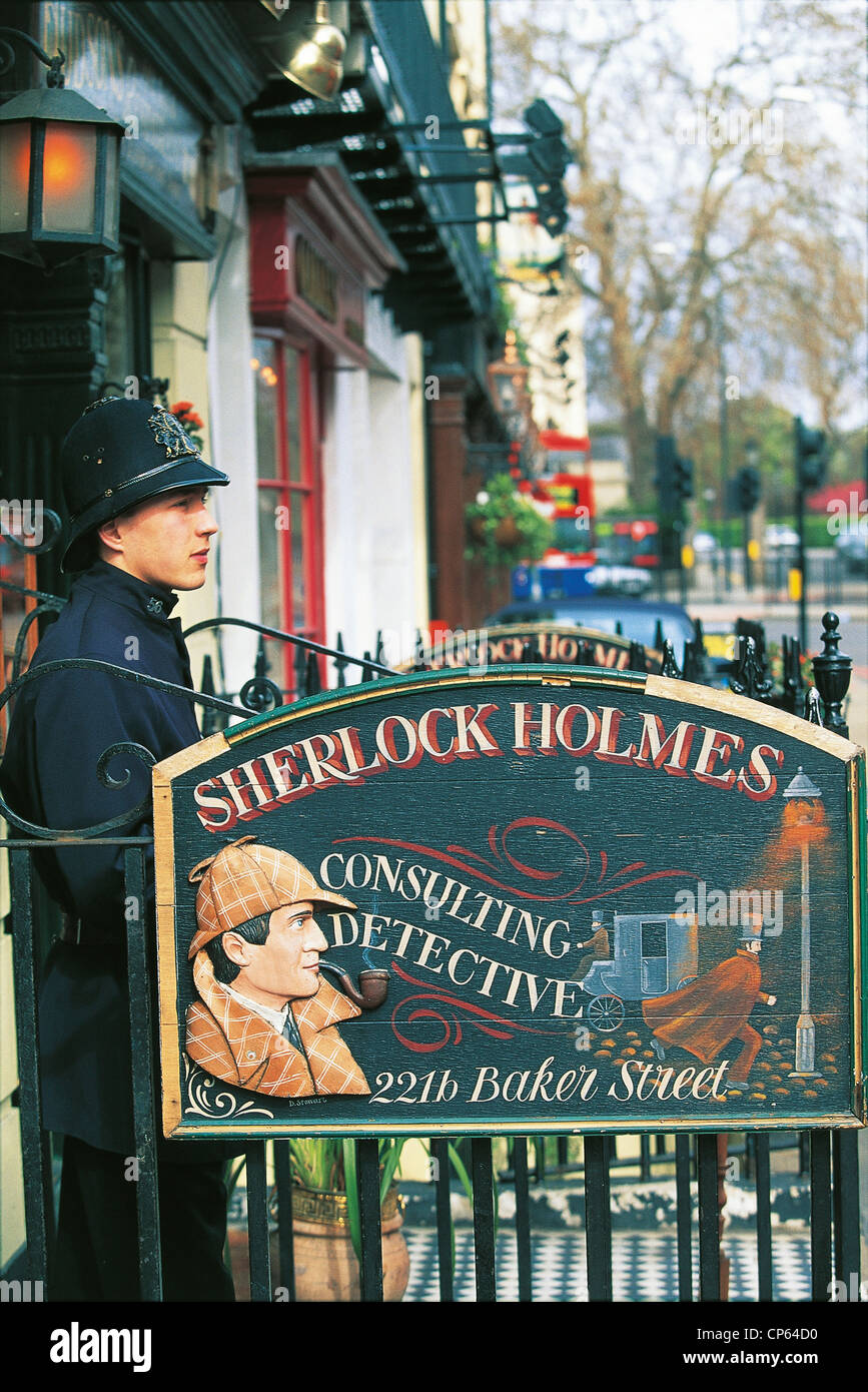 United Kingdom England London 221b Baker Street Sherlock Holmes Museum ...