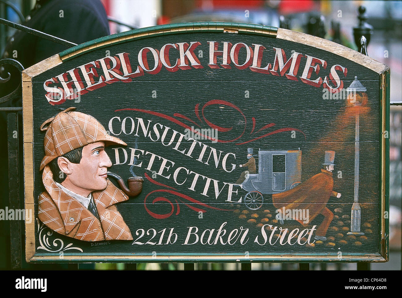 United Kingdom - England - London - The sign of the Sherlock Holmes ...