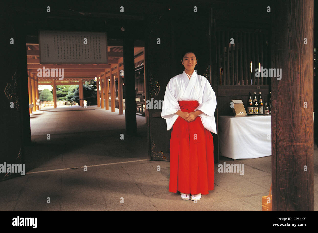 WESTERN TOKYO JAPAN MEIJI Shinto shrines THANKSGIVING CEREMONY FOR RICE ...