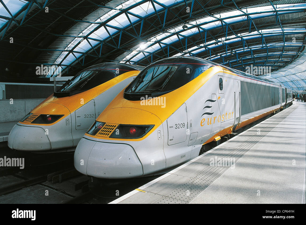 United Kingdom England London Waterloo Eurostar Train Station Stock ...