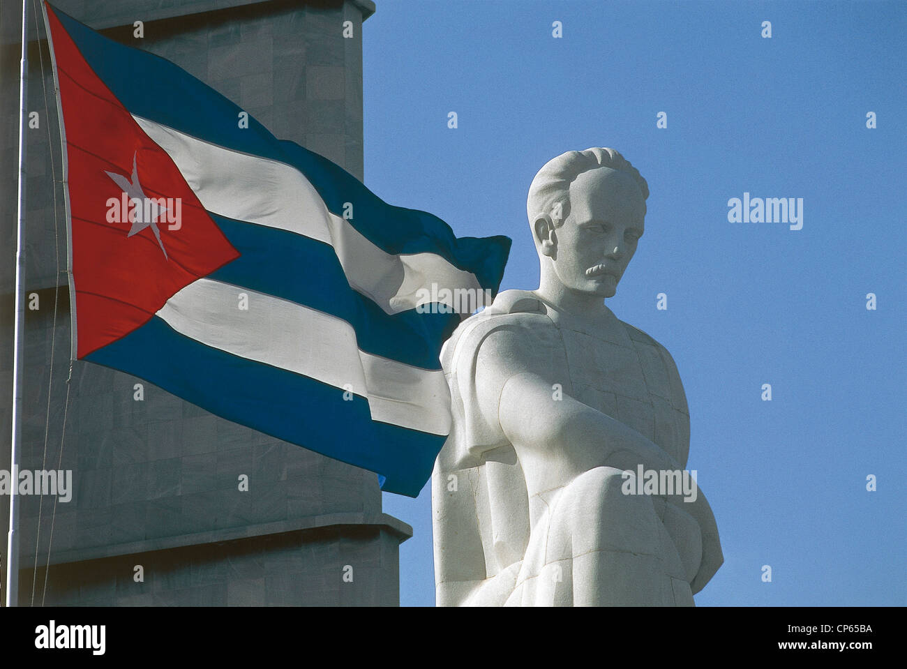 Cuba - Havana (La Habana). Vedado. The Revolution Square, the monument ...