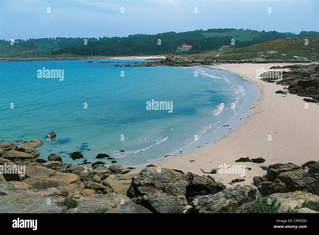 SPAIN - GALICIA - COAST MUERTE. Muxia, BEACH Stock Photo - Alamy