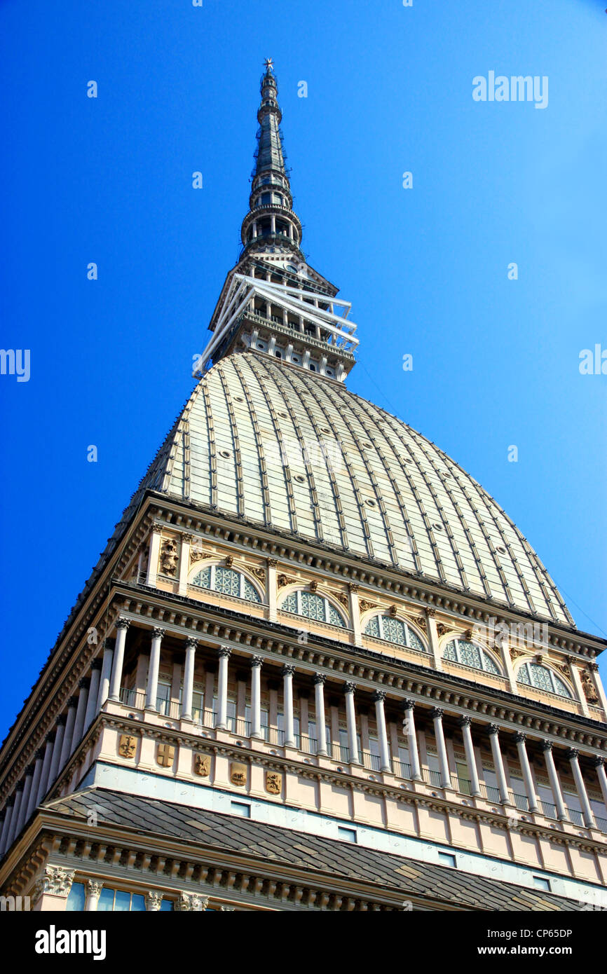 A view from the street of Turin Mole Antonelliana Stock Photo - Alamy