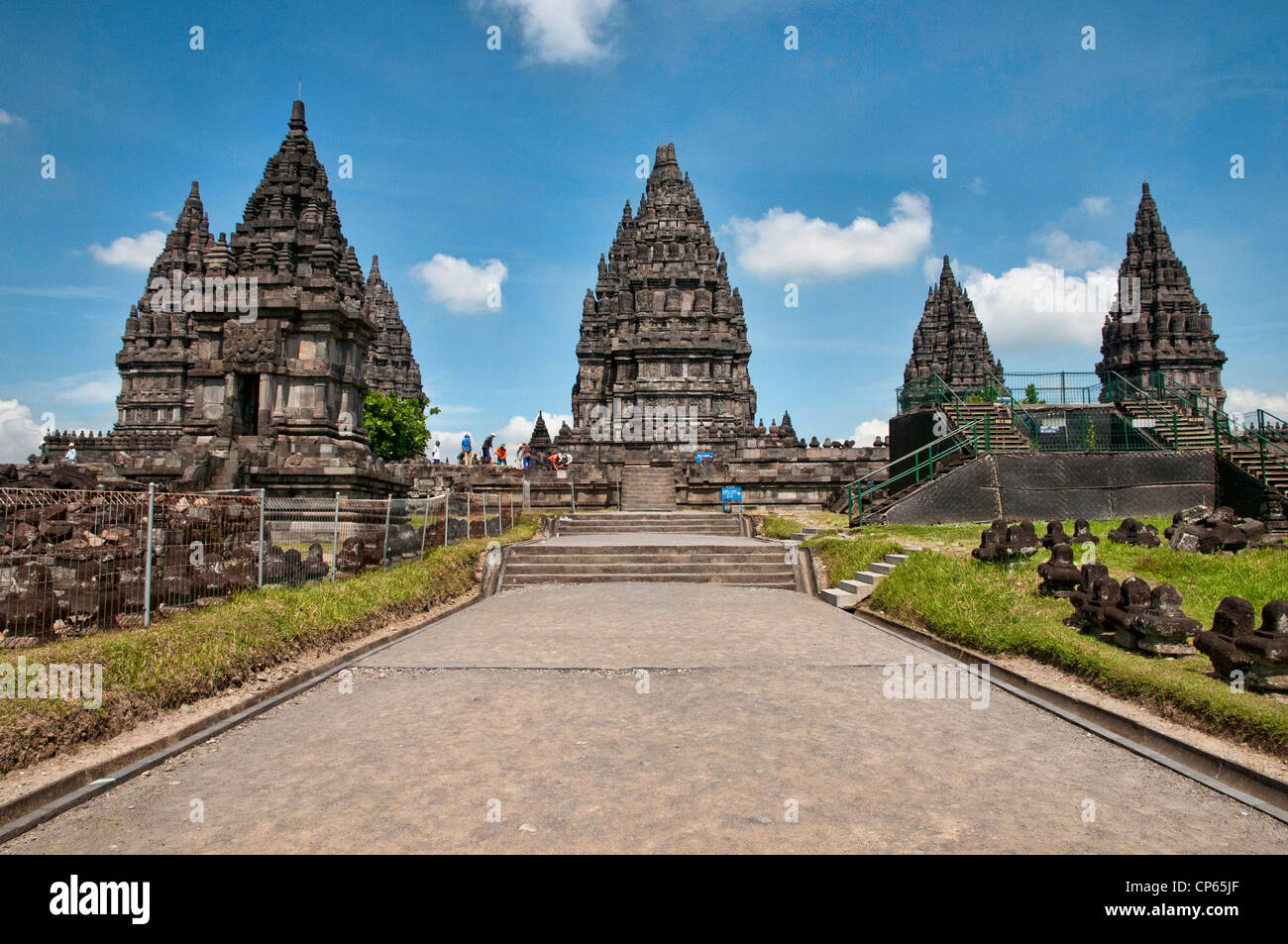 The great Prambanan Temple complex featuring more than 50 temple sites ...