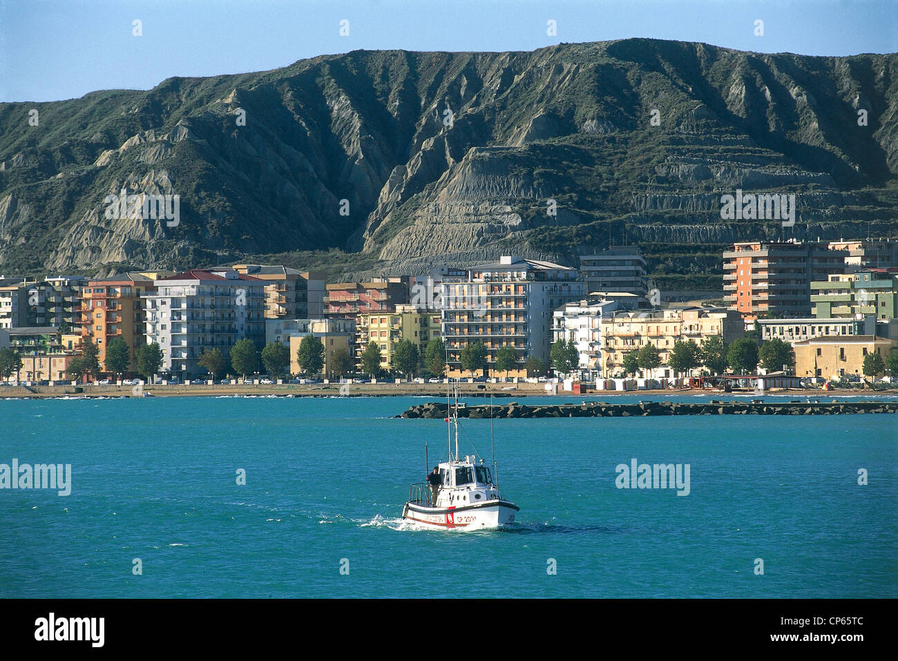 Calabria - Crotone. View of the city's marina Stock Photo - Alamy