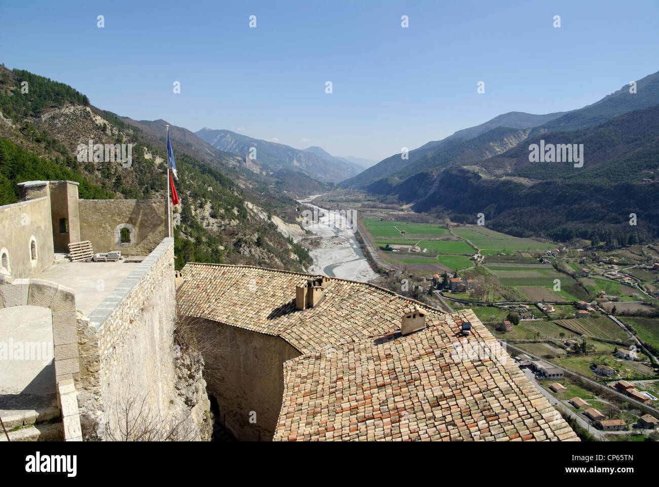 Citadel in Entrevaux, Provence, France Stock Photo - Alamy