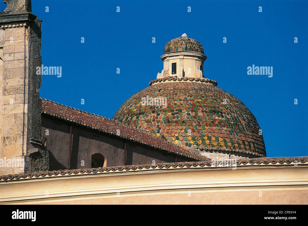 Calabria Severina Cathedral Of Santa Anastasia Santa Dome Stock Photo ...