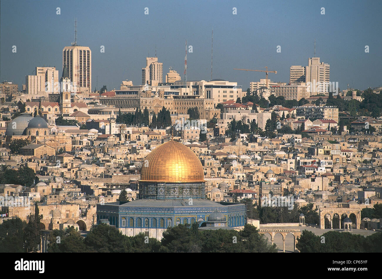 Israel - Jerusalem (Yerushalayim), view of the city 'from the Mount of ...
