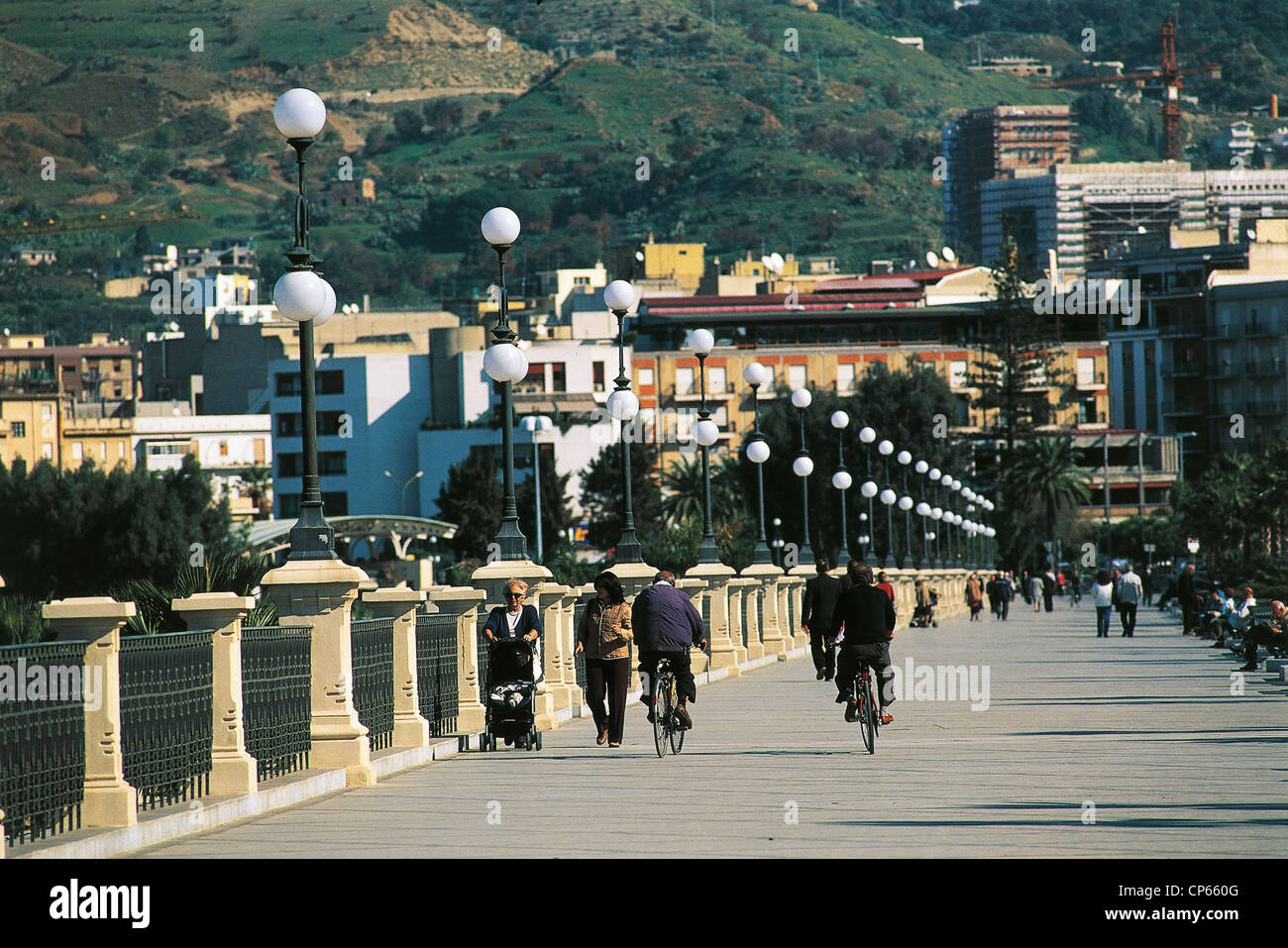 Calabria Reggio Calabria The Waterfront Stock Photo - Alamy