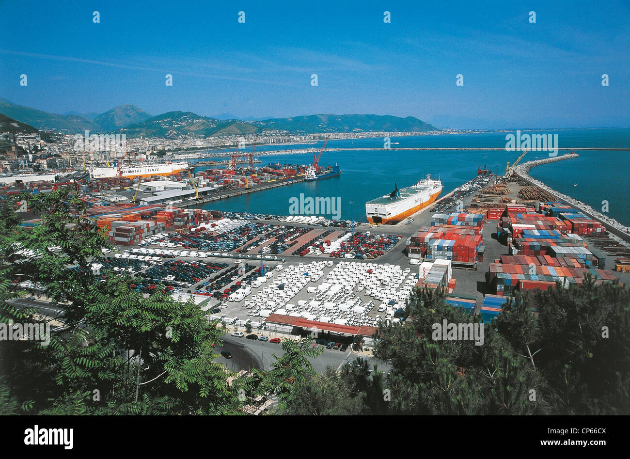 Port Salerno Campania Stock Photo - Alamy