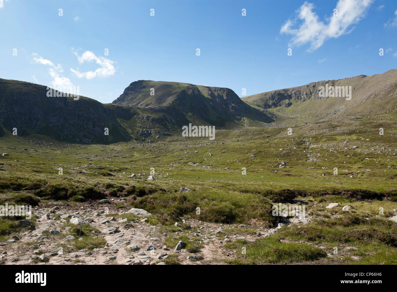The top of Slioch from Coire na Sleaghaich Stock Photo - Alamy