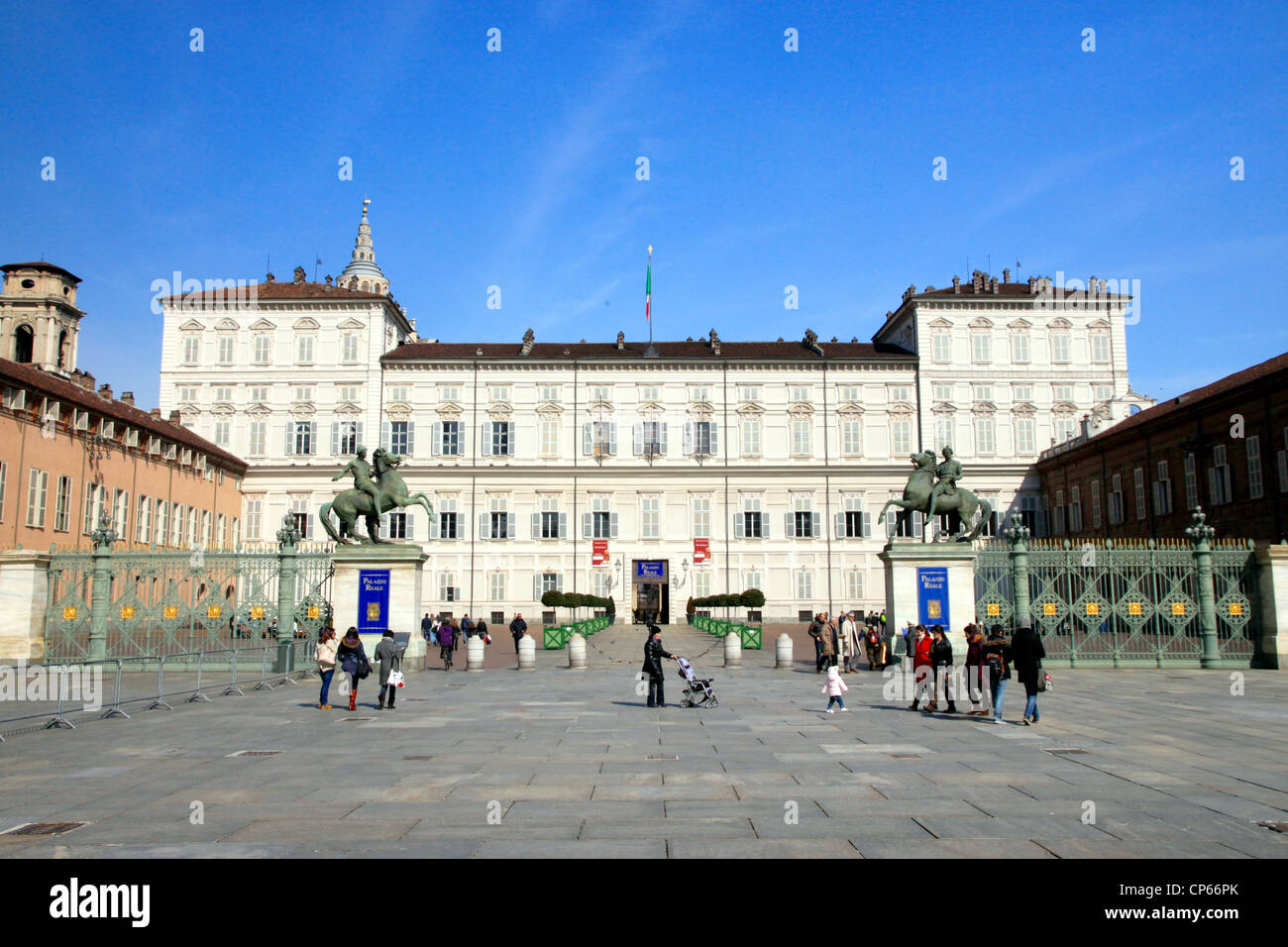 The exterior of the Palazzo Reale in Turin, Italy Stock Photo - Alamy