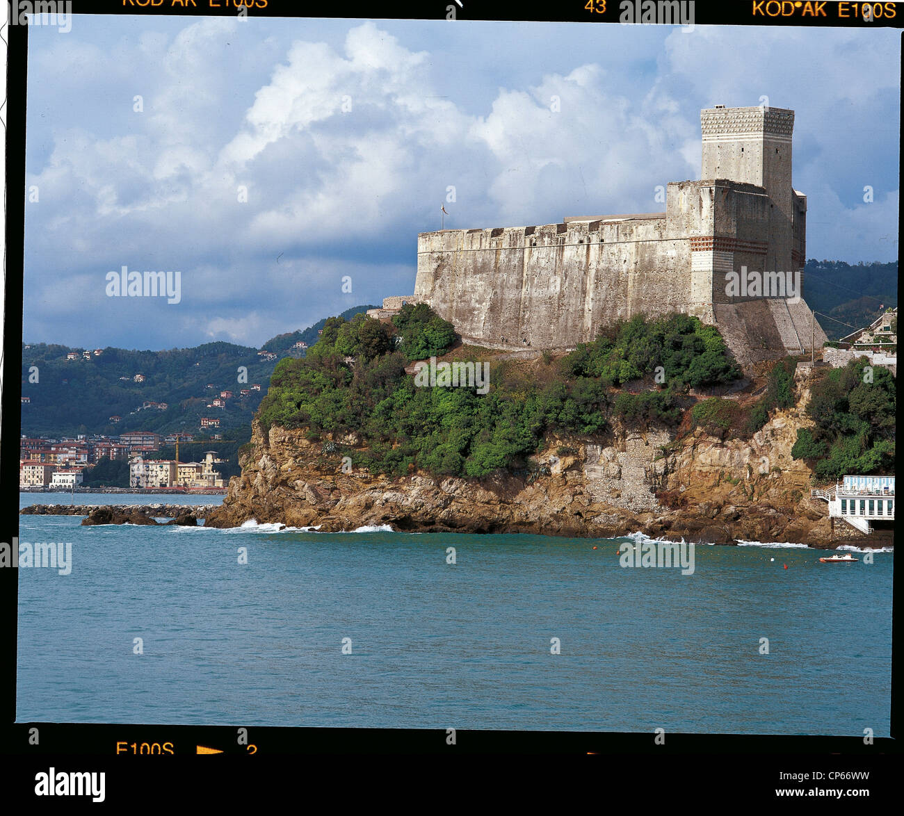 Liguria Lerici CASTLE Stock Photo - Alamy