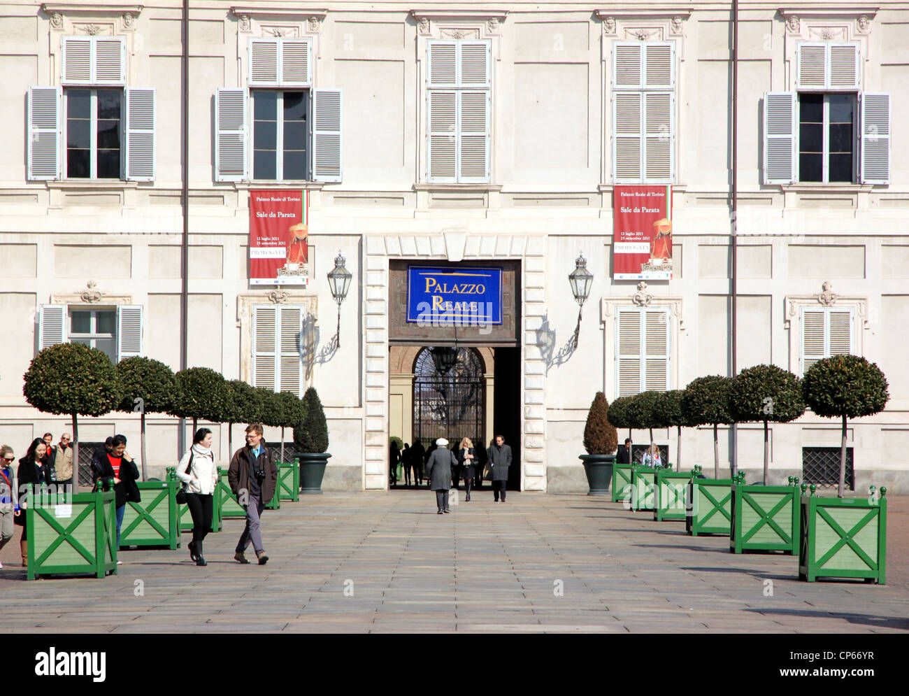 The exterior of the Palazzo Reale in Turin, Italy Stock Photo - Alamy
