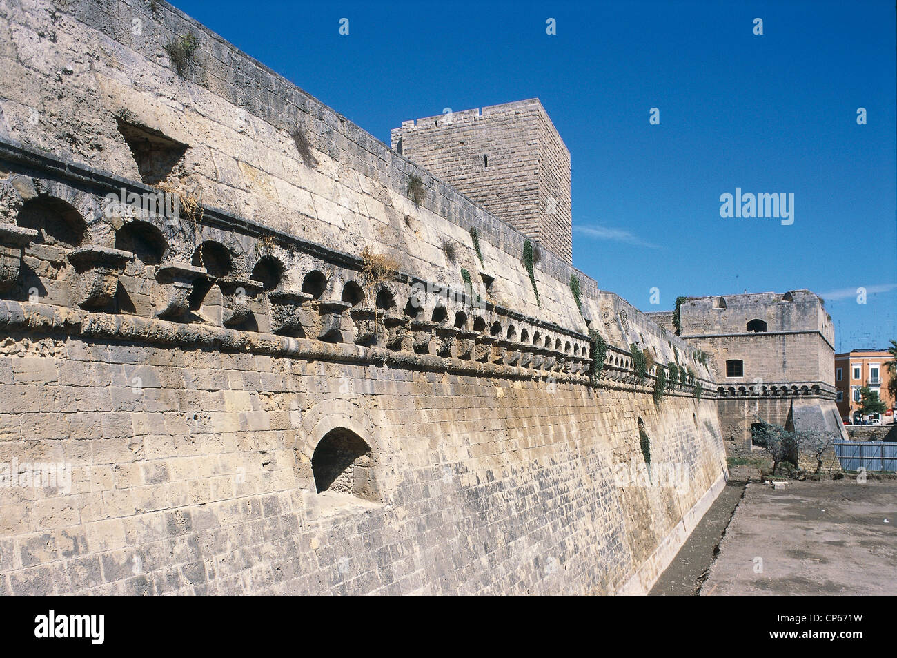 Puglia - Bari Norman-Swabian Castle Stock Photo - Alamy