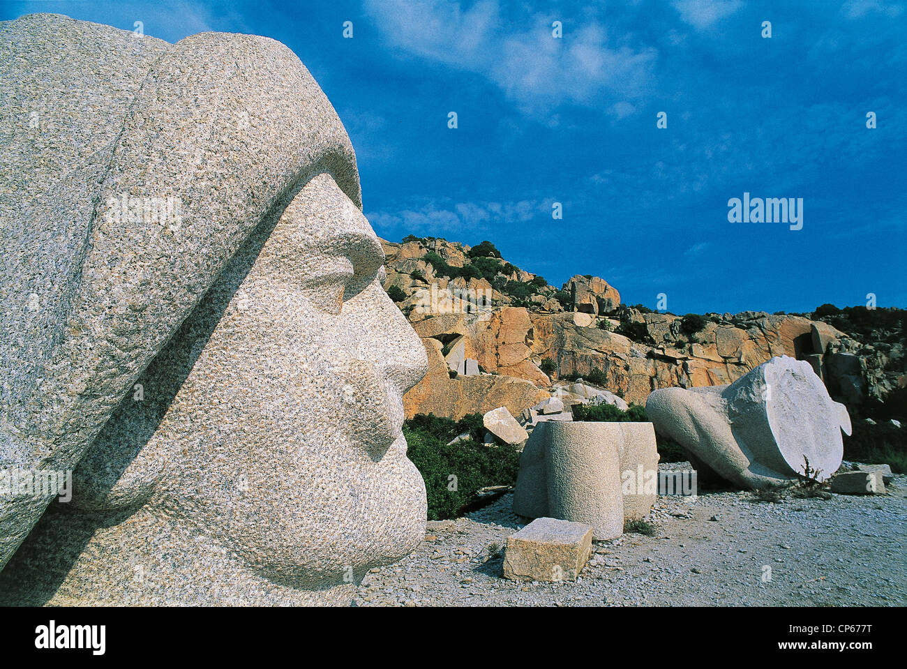 SARDINIA National Park of La Maddalena QUARRY ISLAND SANTO STEFANO ...