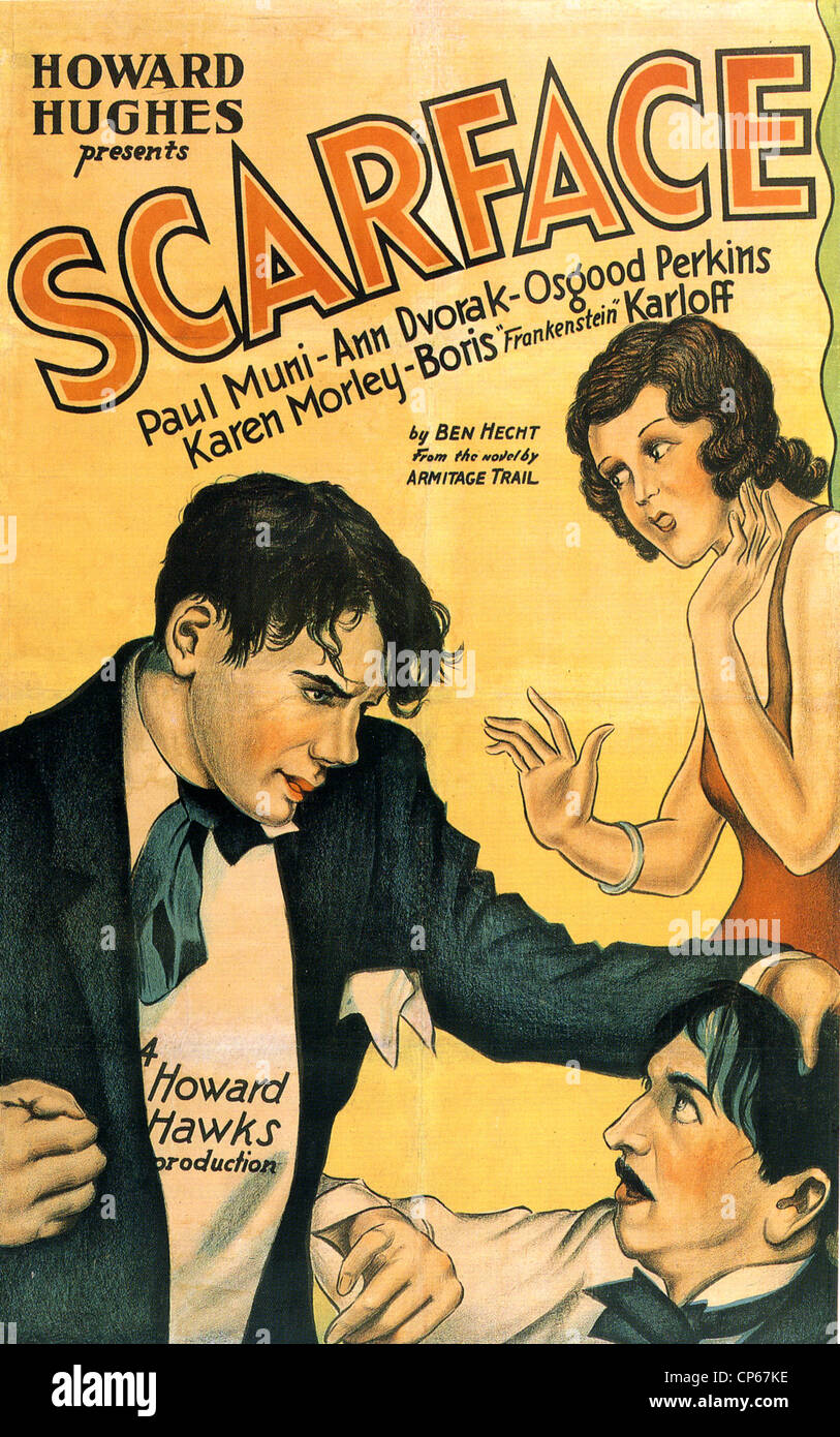 Scarface Movie Poster 1932