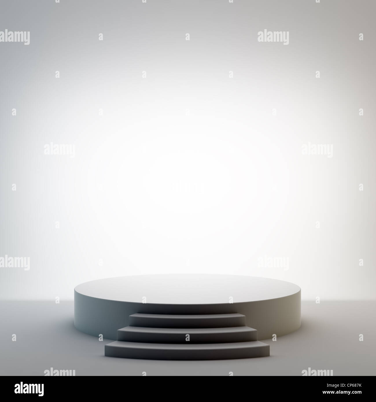 An empty round stage set Stock Photo - Alamy