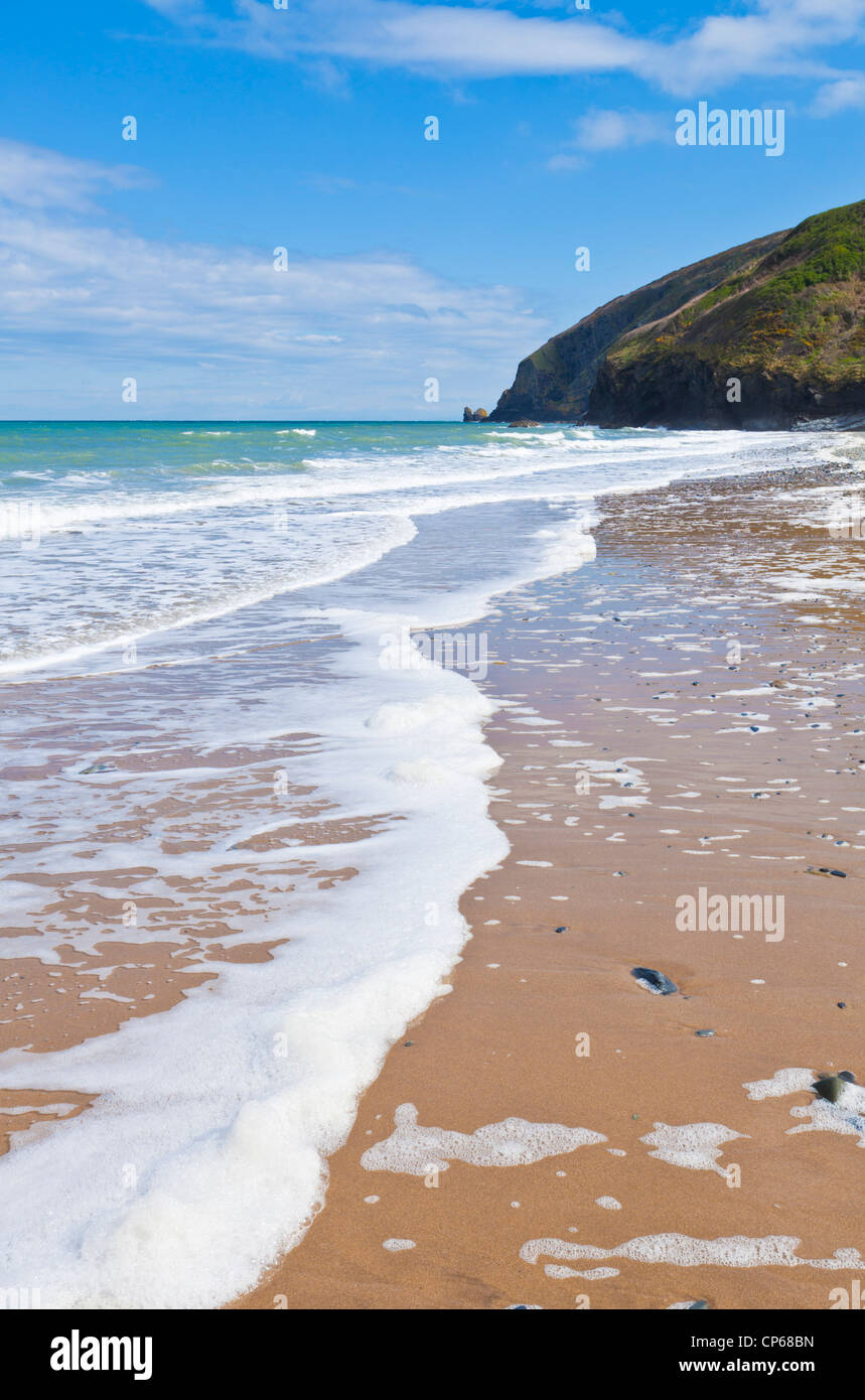 Penbryn beach Cardigan Bay Ceredigion coast West wales UK GB EU Europe ...