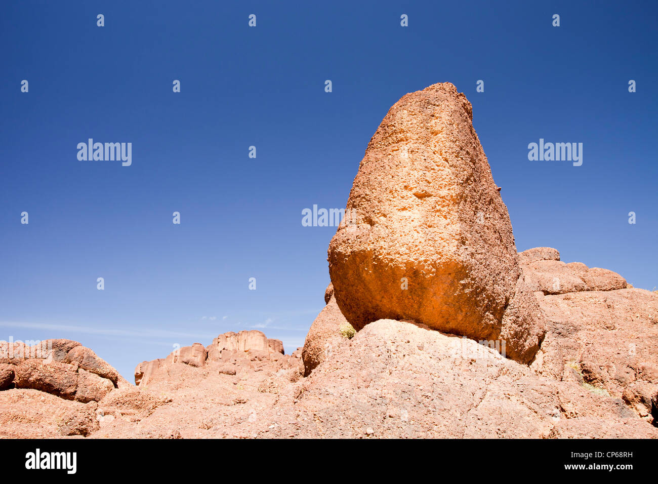 Eroded granite rock in the Anti Atlas mountains of Morocco Stock Photo ...