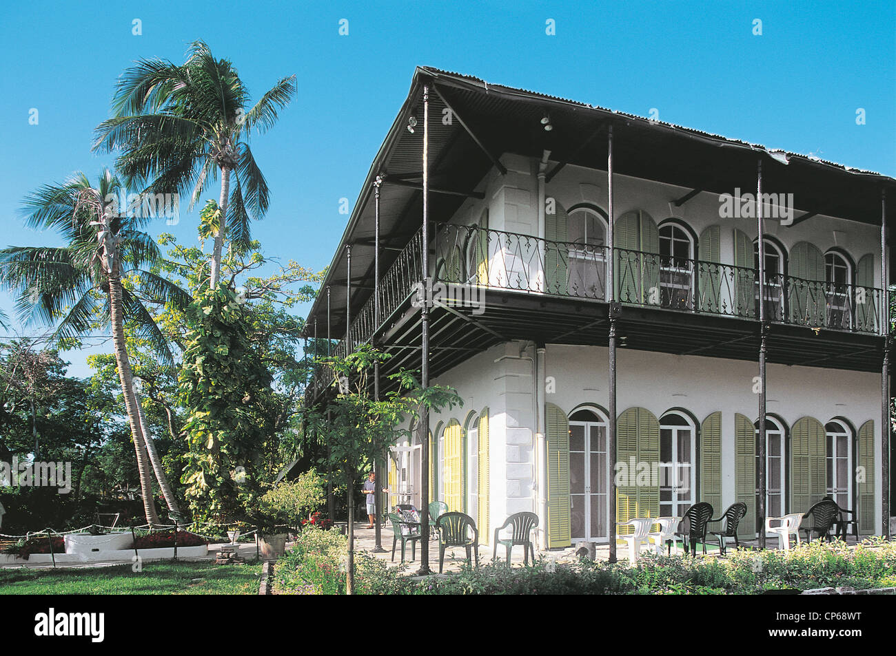 USA - Florida - The Keys. Key West. The home of Ernest Hemingway Stock ...