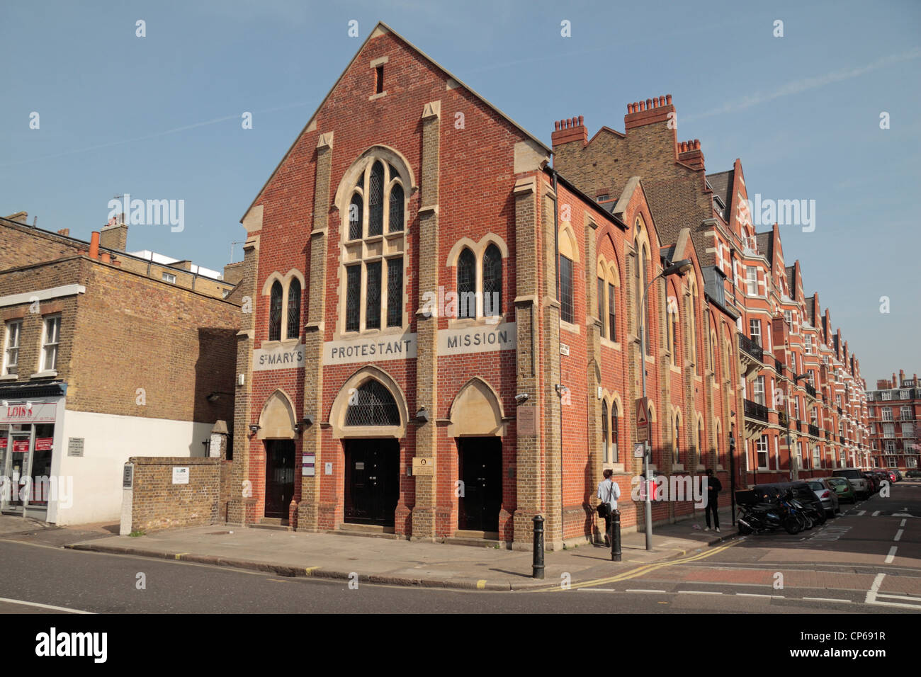 St Mary's Protestant Mission in West Kensington, London, W14, UK Stock ...