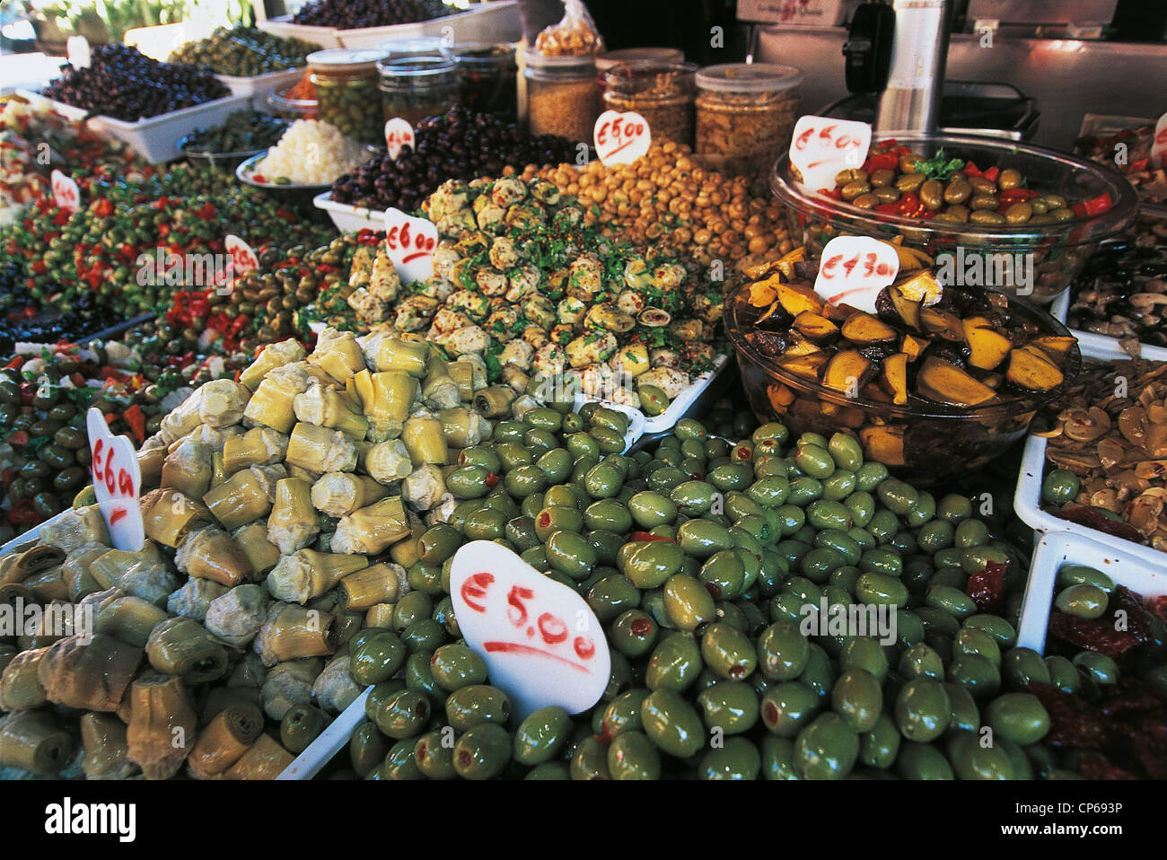 Sicily, Catania. Fair Daily Call U Fera Luni, Vegetable Stand Stock ...