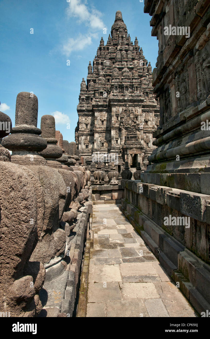 The great Prambanan Temple complex featuring more than 50 temple sites ...