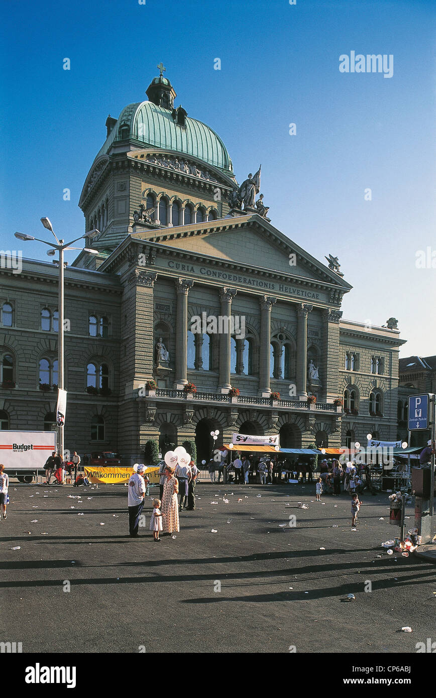 Switzerland - Canton of Bern - Bern (Bern). The Palace of Parliament ...