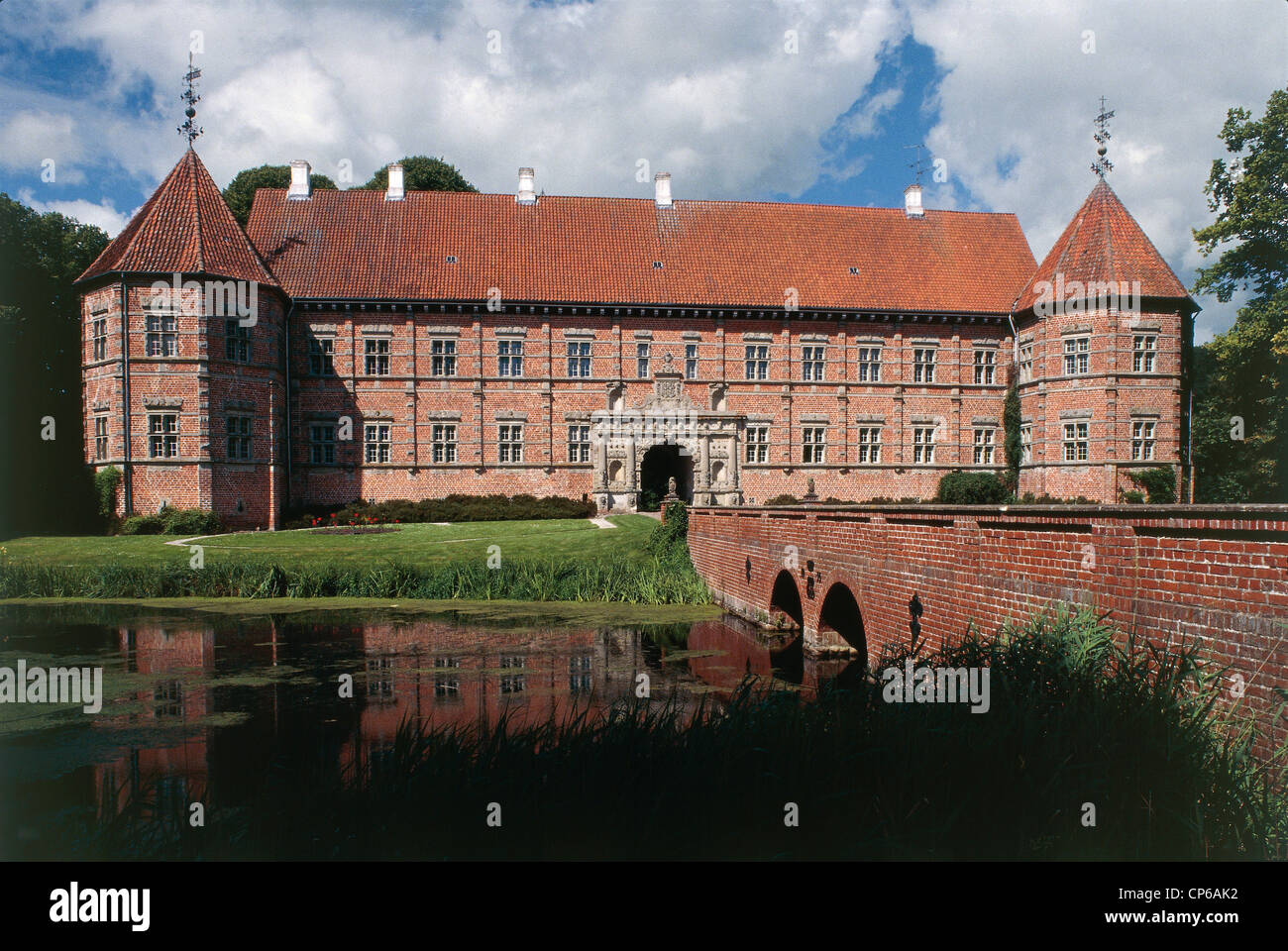 Denmark - Voergard Slot. Castle Voergard Stock Photo - Alamy