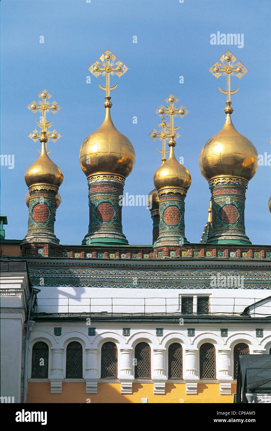 Domes of the terem palace hi-res stock photography and images - Alamy