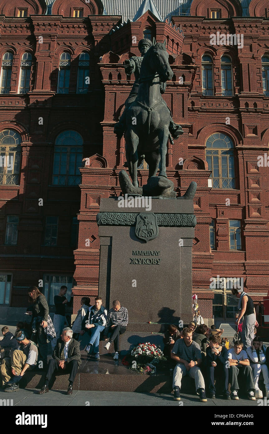 The state historical museum in red square in moscow hi-res stock ...