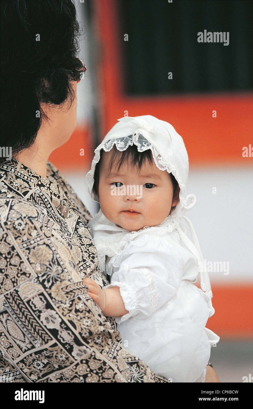 Japan - Kansai - Kyoto. Child Stock Photo - Alamy