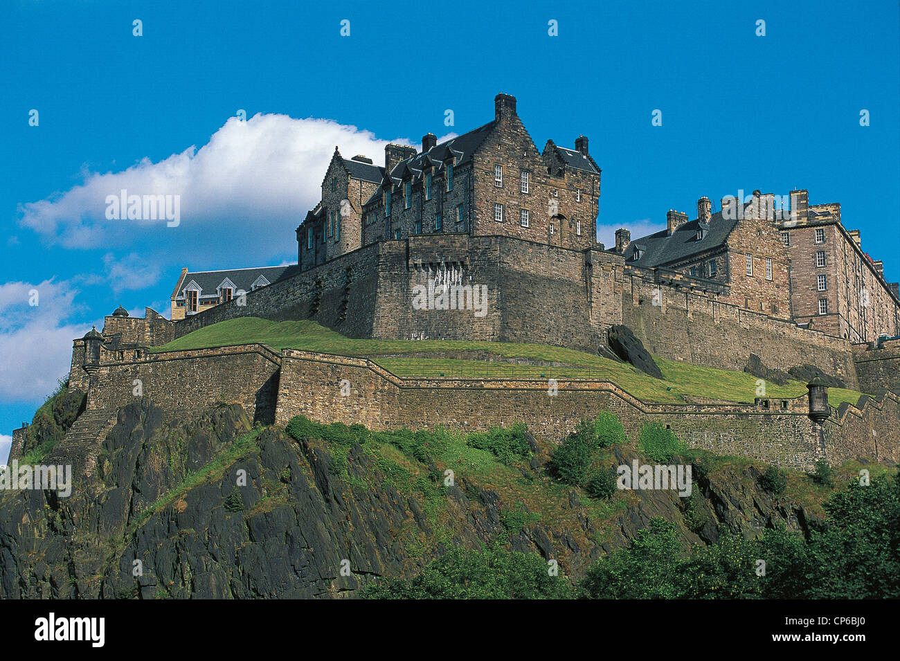 Scotland, Edinburgh (HERITAGE OF HUMANITY 'UNESCO, 1995). THE CASTLE ...