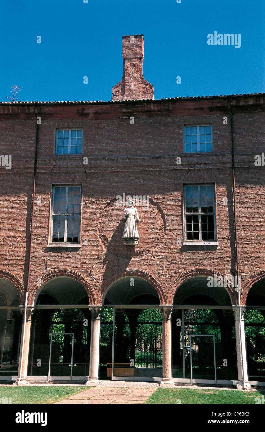 Emilia Romagna - Ferrara. University. Internal courtyard. Particular ...