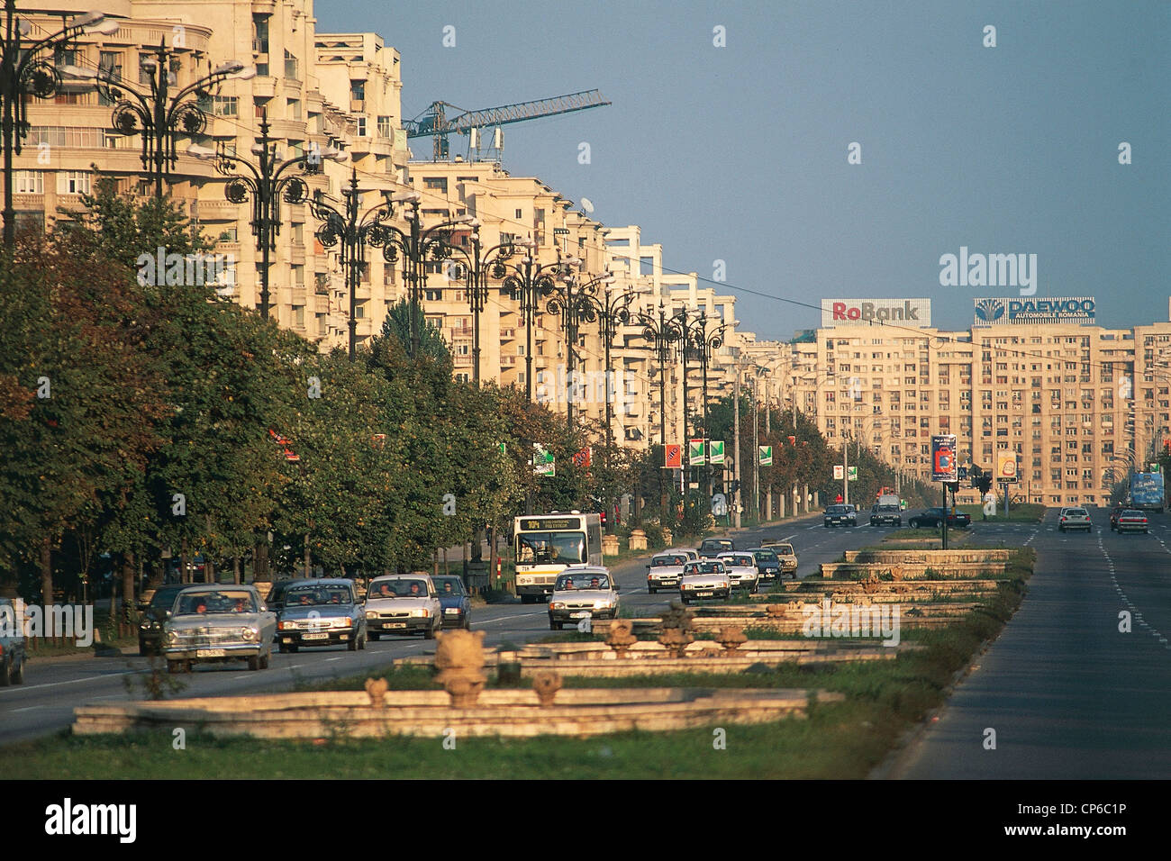Romania - Bucharest, Unirii Boulevard Stock Photo - Alamy
