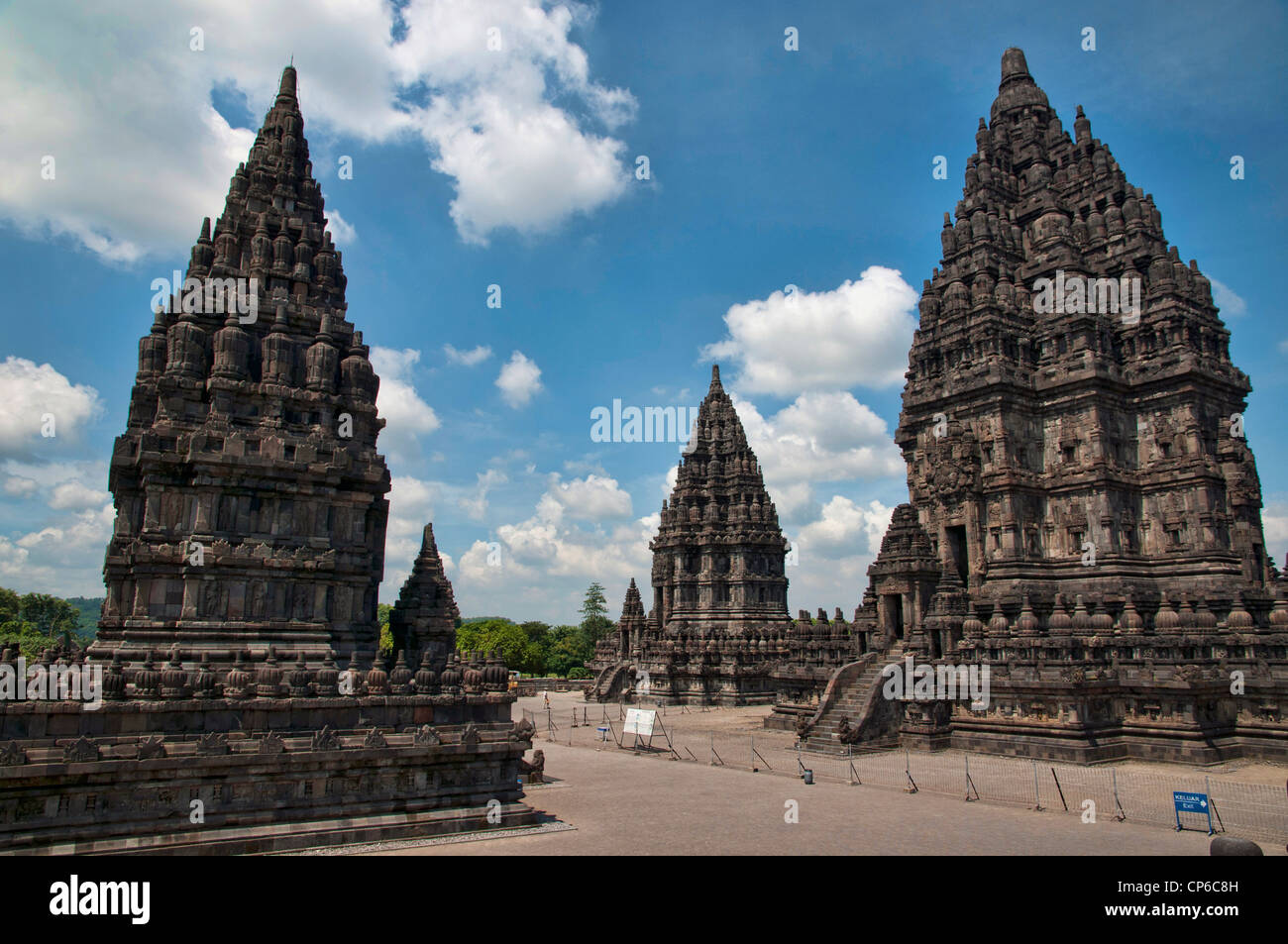The great Prambanan Temple complex featuring more than 50 temple sites ...