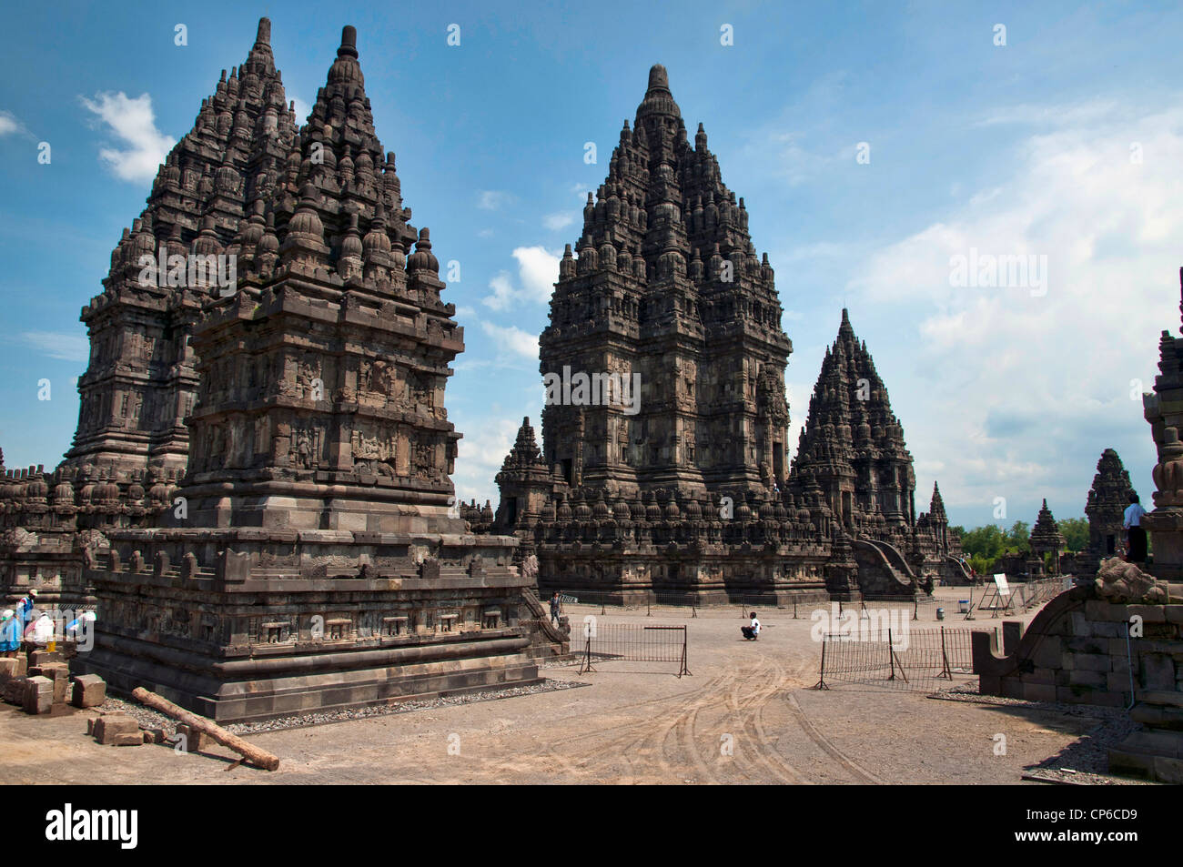 The great Prambanan Temple complex featuring more than 50 temple sites ...