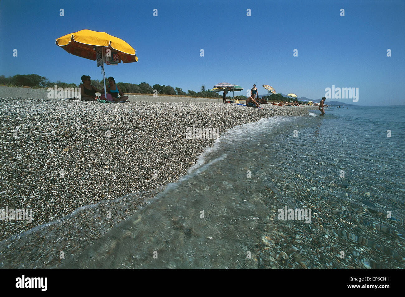 Sicily - Mascali (Ct) - Hamlet Fondachello. Beach Stock Photo - Alamy